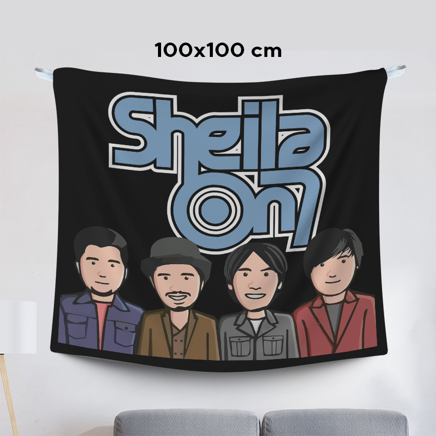 Jual POSTER KAIN TAPESTRY BENDERA SHEILA ON 7 SO7 CHIBI JUMBO | Shopee ...