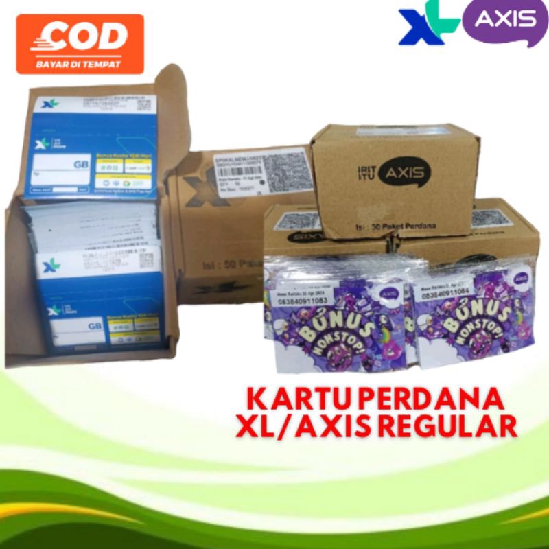 Jual Harga Spesial Kartu Perdana Axis/XL Regular | Shopee Indonesia