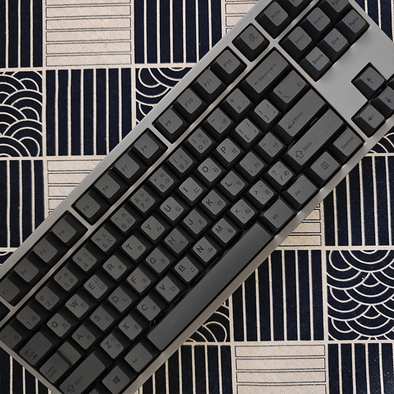 Jual Nekomech Japanese Keycaps Kurokage 黒影 - PBT Dyesub Cherry Profile ...