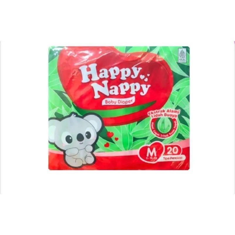 Jual Happy Nappy Smart Perekat M 20 Popok Baby Diapers | Shopee Indonesia