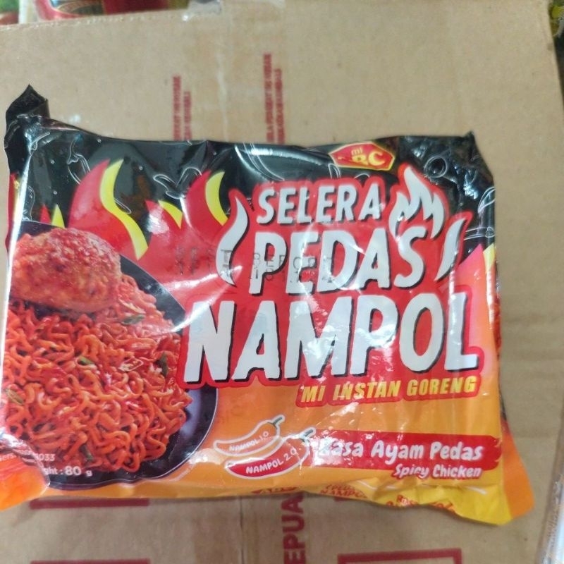 Jual mie goreng ABC pedas nampol ayam sapi pedas 80gr | Shopee Indonesia
