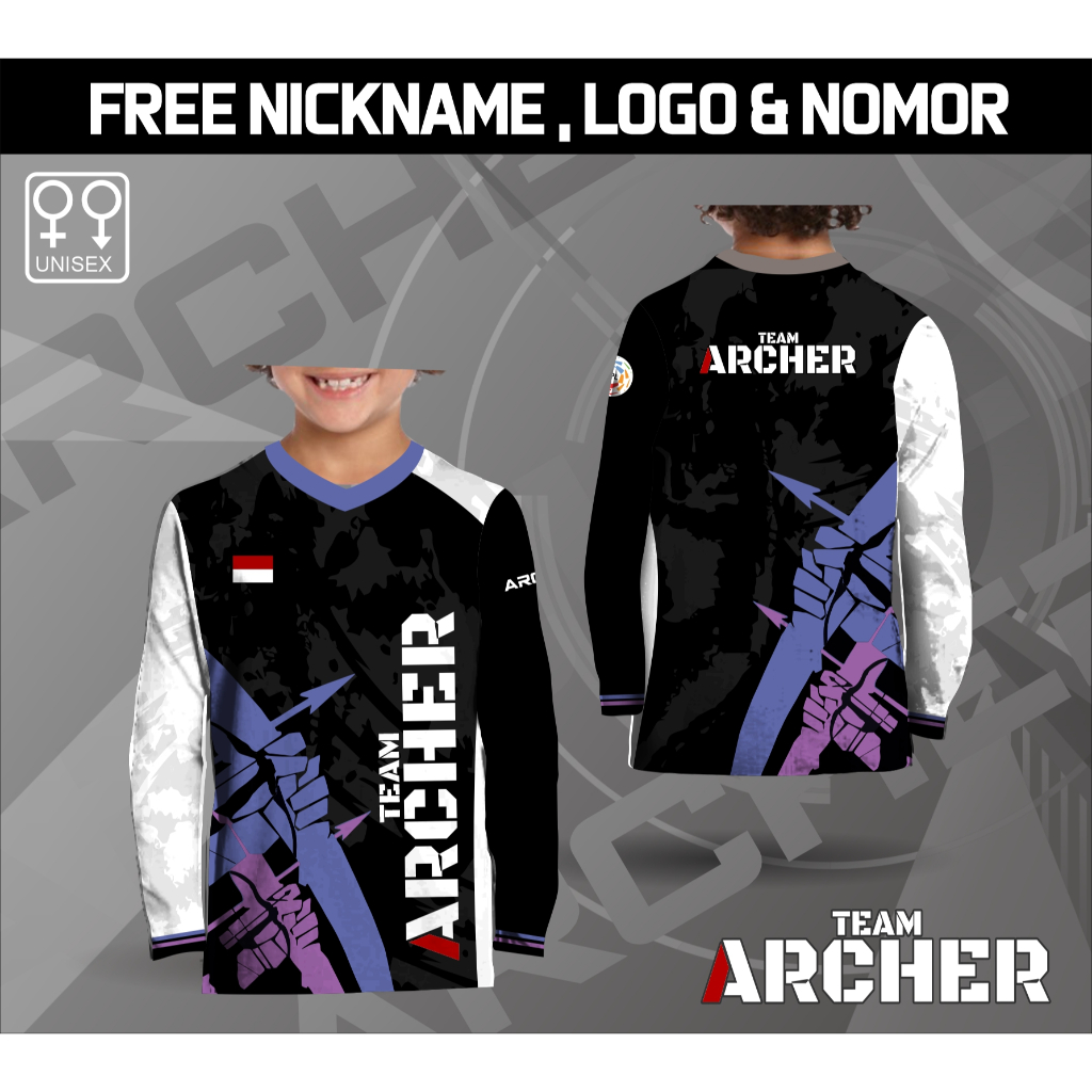 Jual Baju pahanan kaos anak team archey jersey olshrsgsm panahan free ...