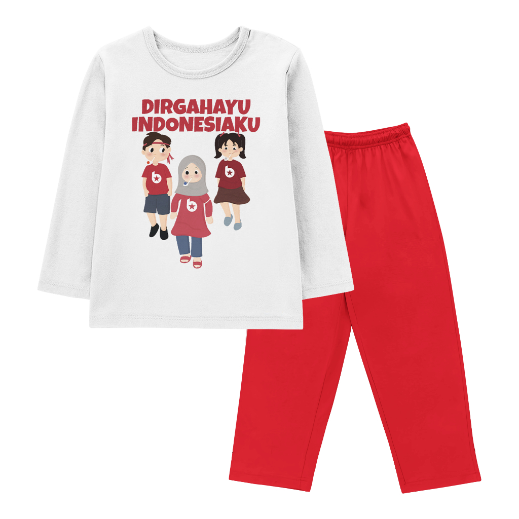 Jual Setelan Anak Unisex Motif Balap Kelereng Kemerdekaan Series 1-10 ...