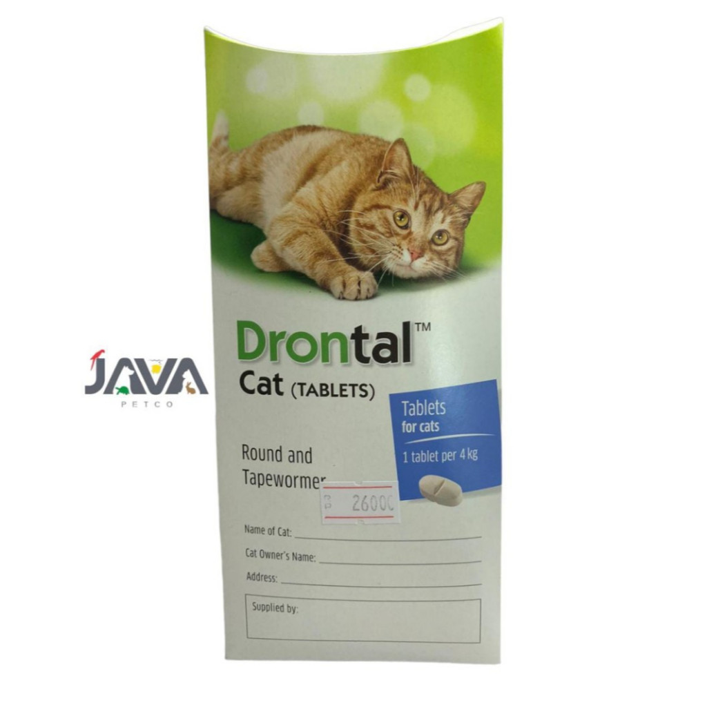 Jual Drontal Cat Tablet Worm Control - Obat Cacing Kucing Tablet - JAVA ...