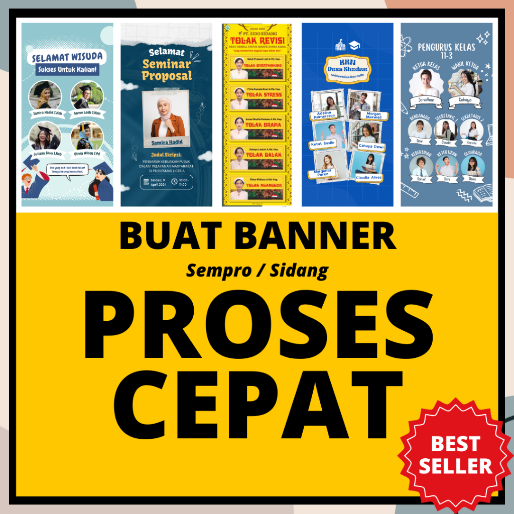 Jual Buat Banner Sempro/Sidang | Shopee Indonesia