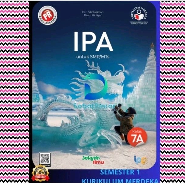 Jual Buku lks pr interaktif IPA SMP Kelas VII, 7 semester 1 Kurikulum Merdeka Tahun 2024 Intan ...