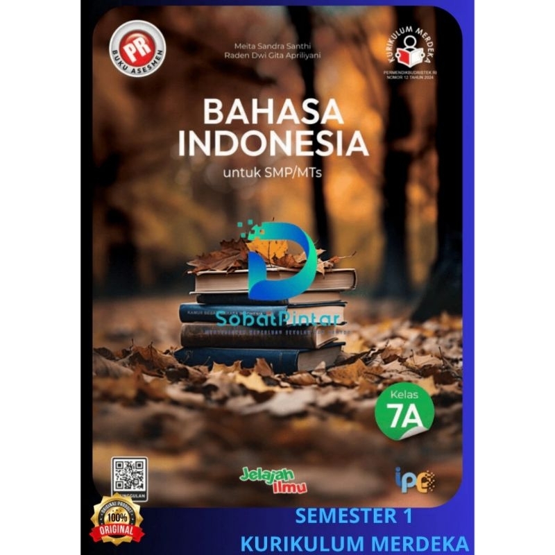 Jual Buku lks pr interaktif Bahasa Indonesia SMP Kelas VII, 7 semester 1 Kurikulum Merdeka Tahun ...