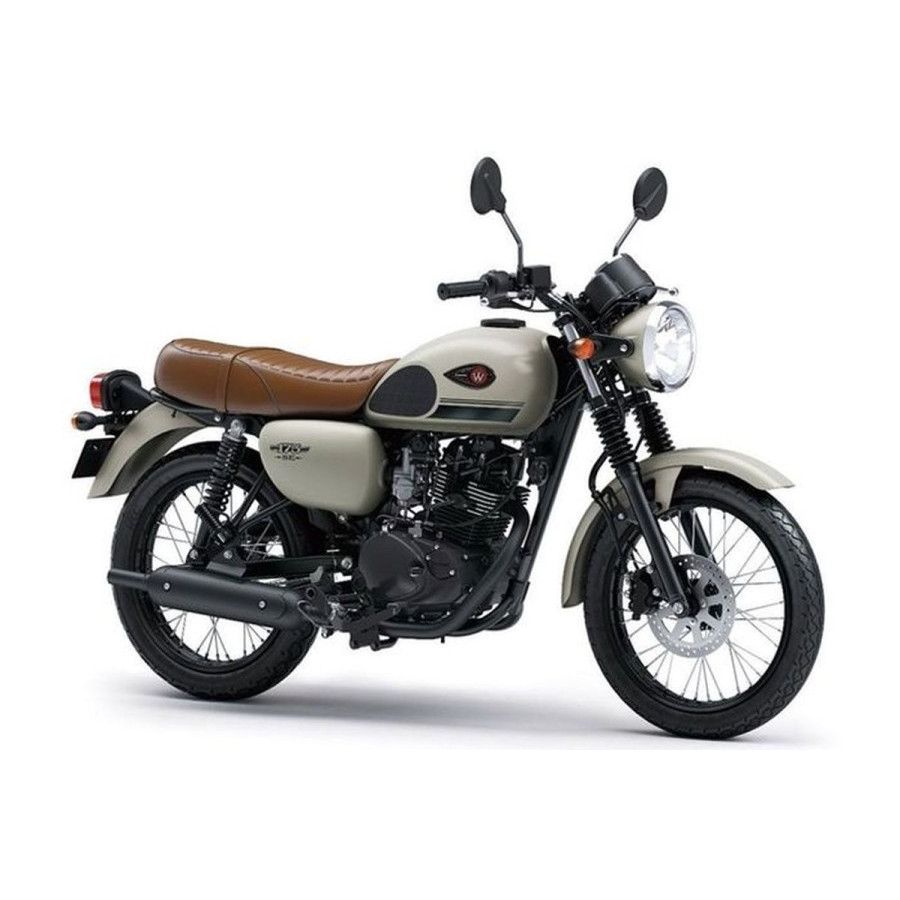 Jual Bodi Part Kawasaki W175 MATTE URBAN CITY WHITE (W175 SE 2020/2021 ...