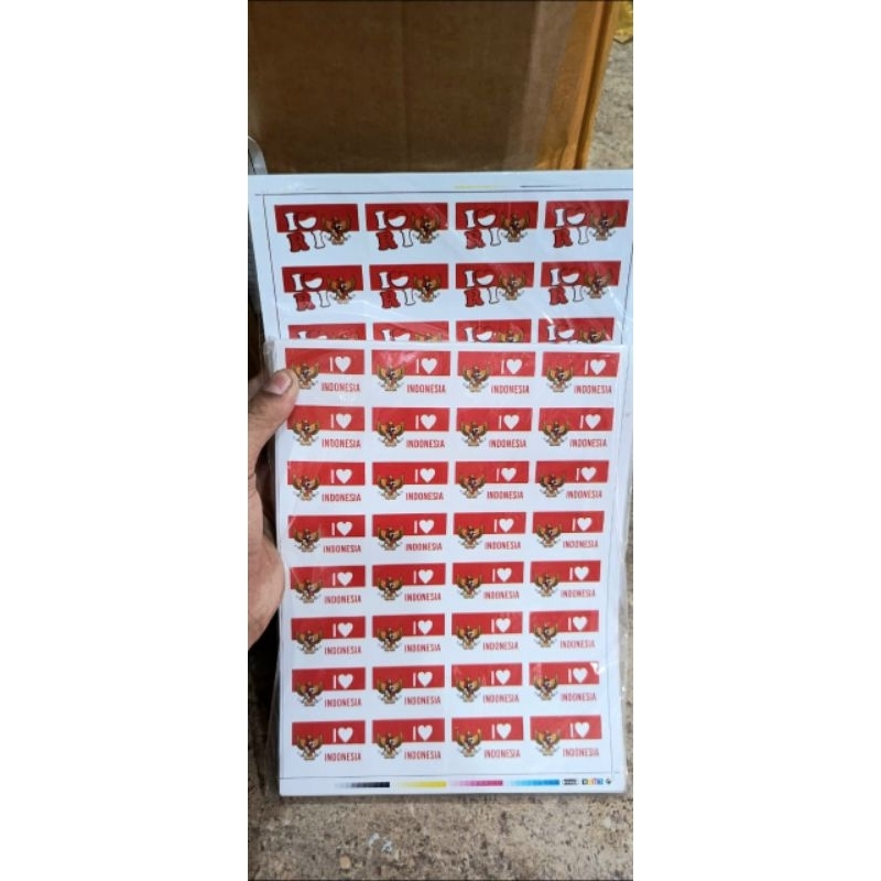 Jual Stiker merah putih edisi kemerdekaan Republik Indonesia/stiker ...