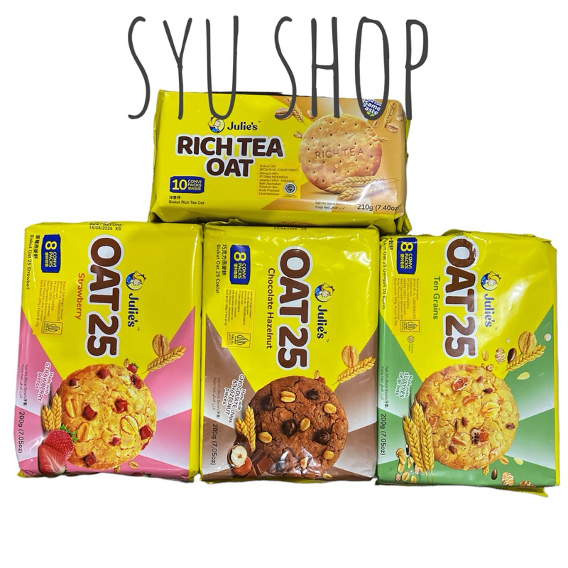 Jual Julies oat 25 oat25 rich tea chocolate strawberry ten 10 grains ...