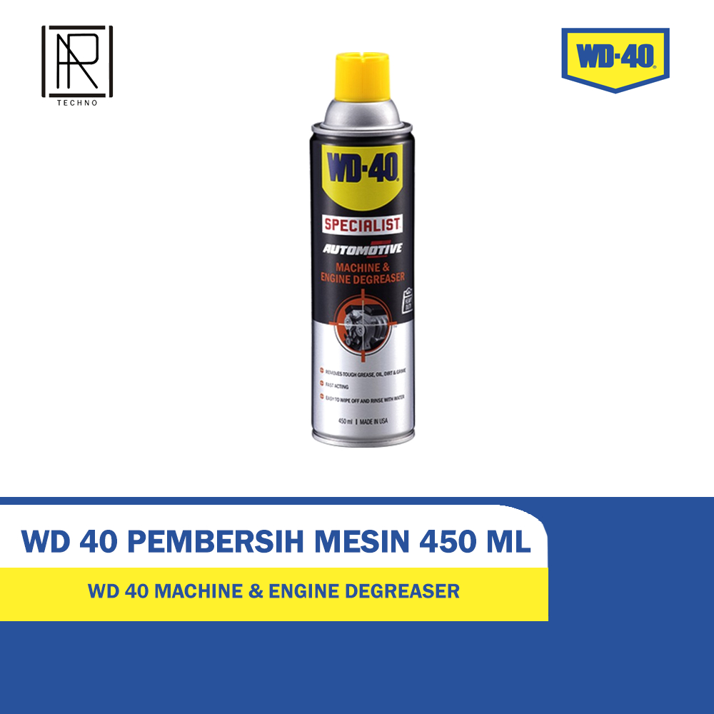 Jual WD 40 450ml Pembersih Mesin Kendaraan Machine & Engine Degreaser (Heavy Duty) | Shopee ...