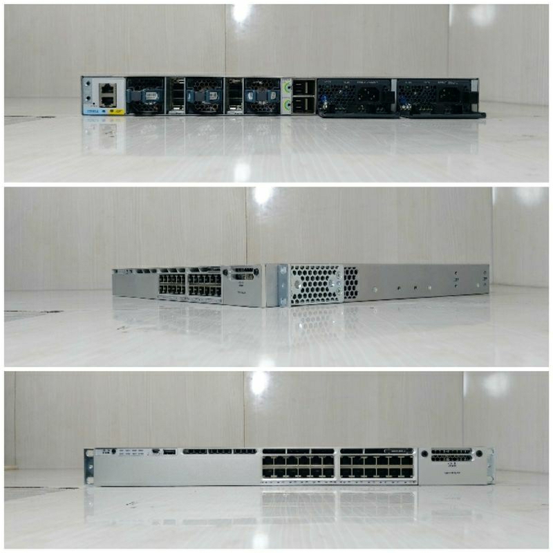 Jual Switch Cisco WS-C3850-24P-S 24 Port Gigabit Tanpa Modul | Shopee ...