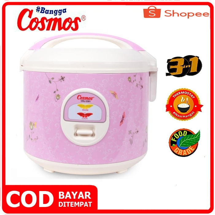 Jual MAGIC COM COSMOS CRJ 3301 / 3306 RICE COOKER / MEJIKOM / MAGICOM ...
