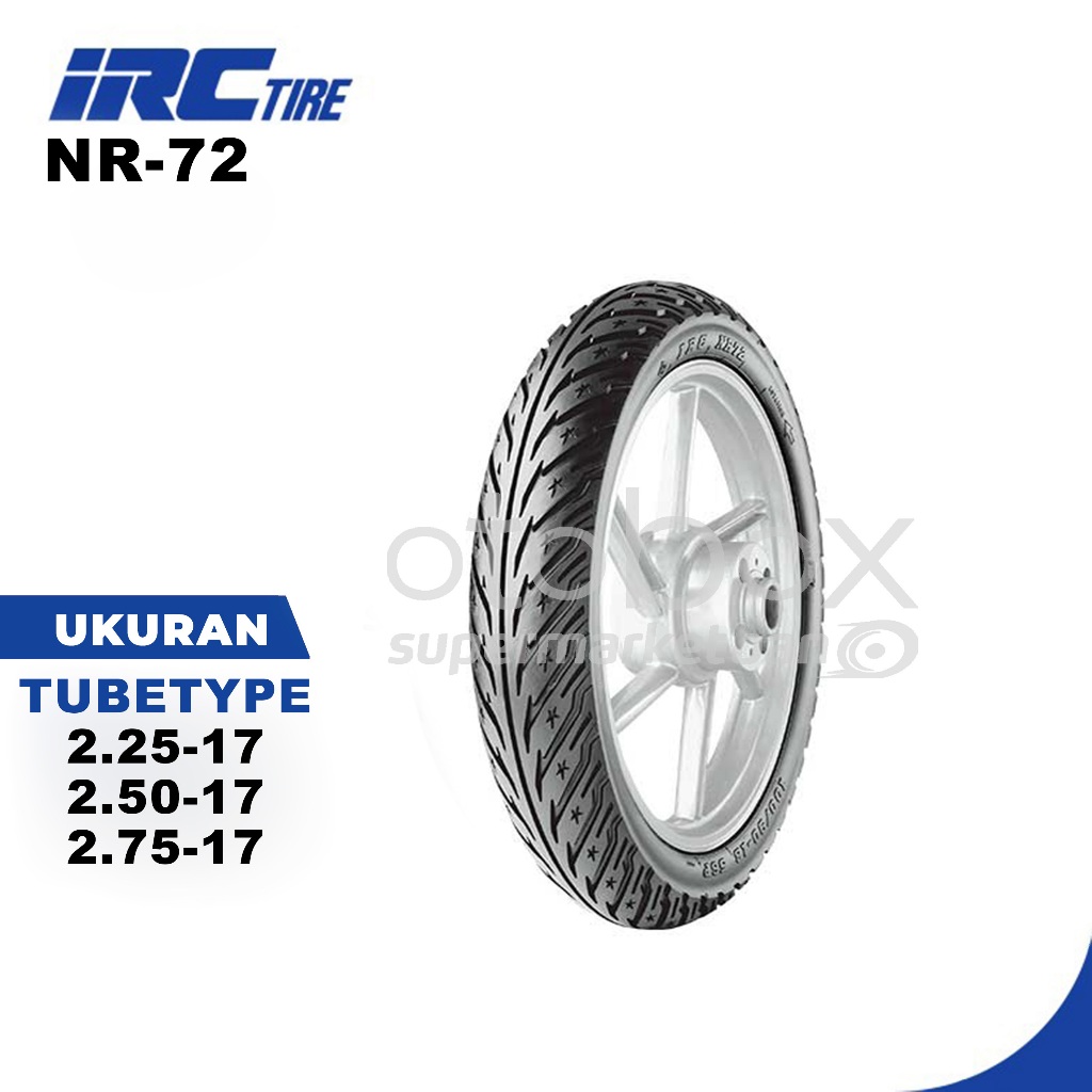 Jual BAN MOTOR IRC NR72 UKURAN 225 250 275 RING 17 TUBETYPE | Shopee ...