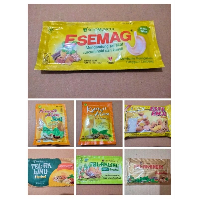 Jual KEMASAN ECER 1 SACHET ESEMAG KUNYIT ASAM KUNYIT ASAM SIRIH ...