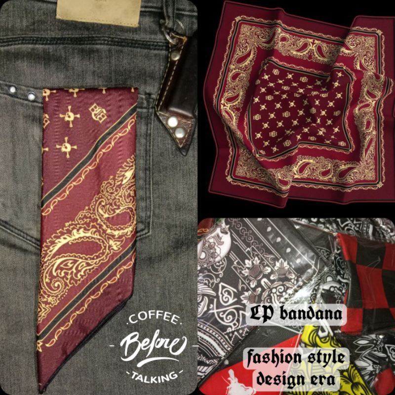 Jual LP - VIRAL Bandana Scarf Slayer Printing band skena Bando Gelang ...