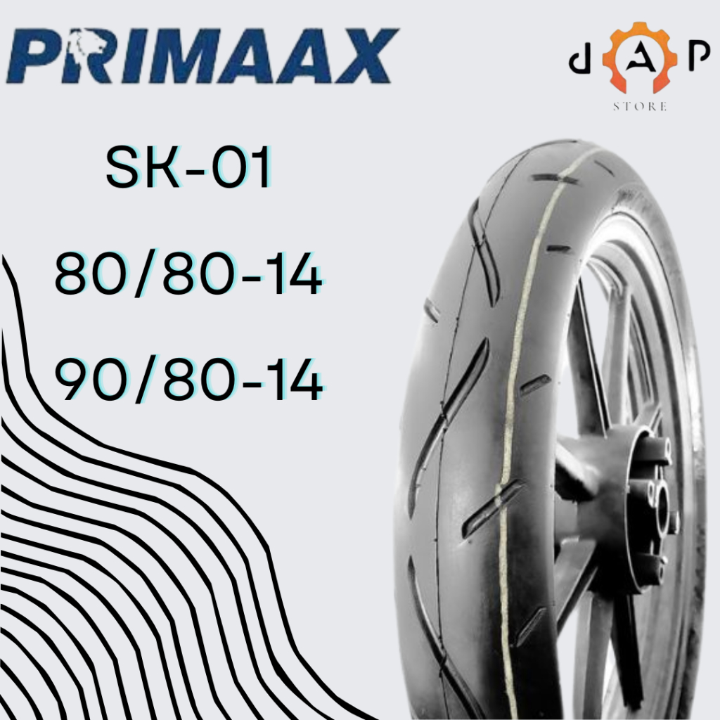 Jual BAN MOTOR PRIMAX SK01 RING14 90/80-14 TUBETYPE BAN MOTOR VARIO,MIO ...