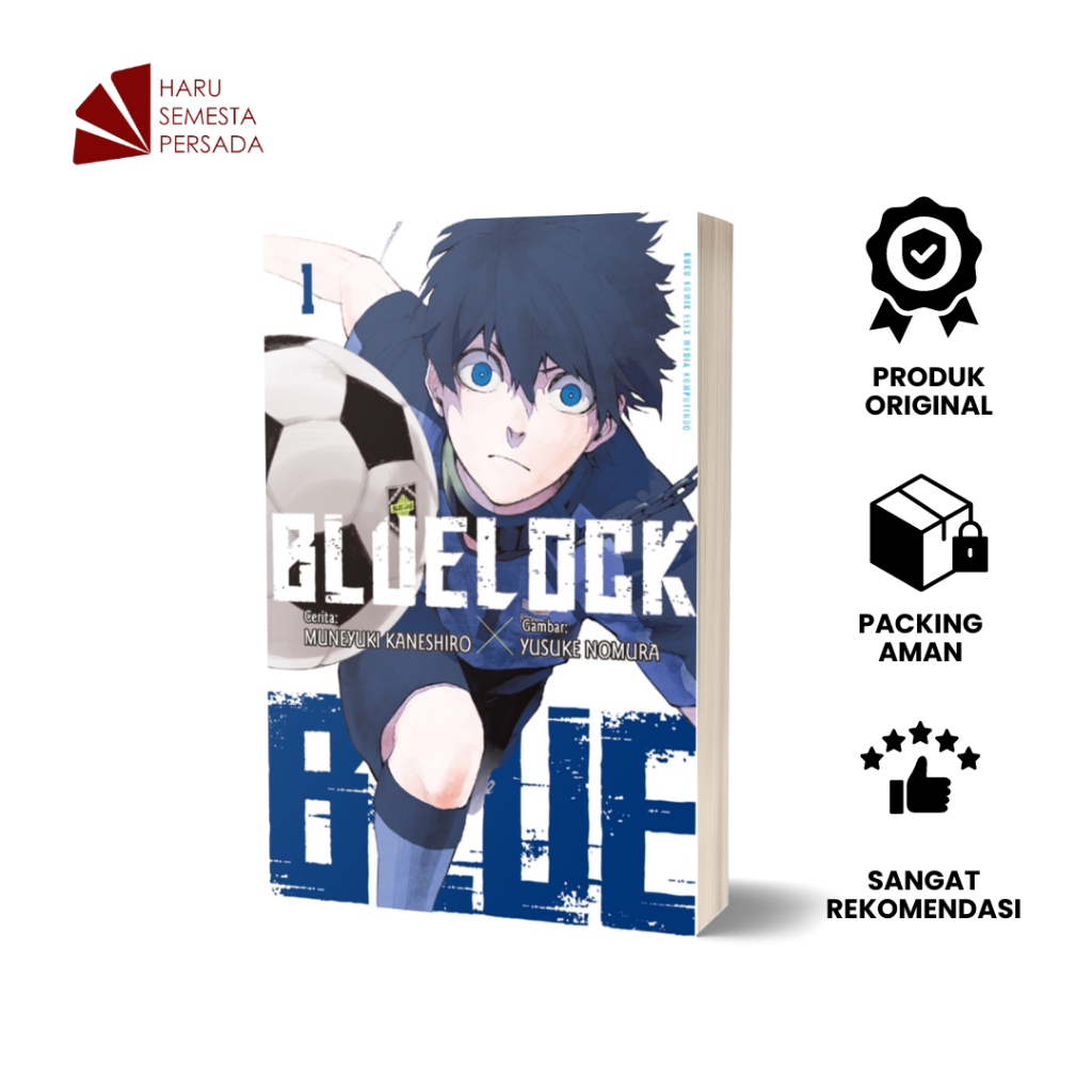 Jual KOMIK BLUE LOCK 1 - Muneyuki Kaneshiro + Yusuke Nomura - Elex ...