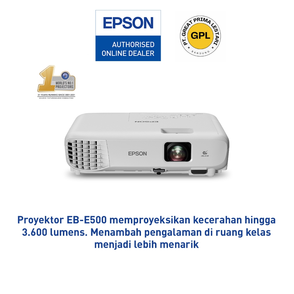 Jual EPSON PROYEKTOR EB-E500 EB E500 EBE500 - EPSON PROJECTOR EB-E500 ...