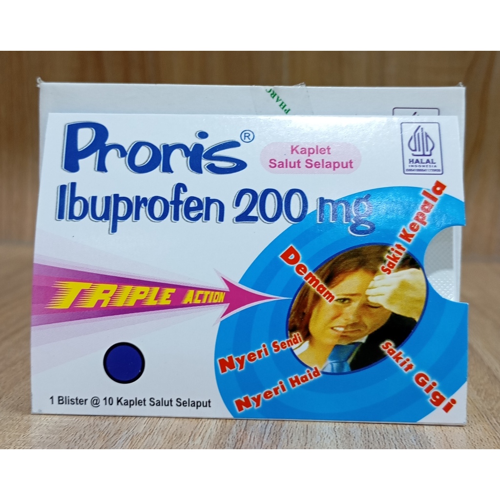Jual Proris 200mg Tablet (per Strip) | Shopee Indonesia
