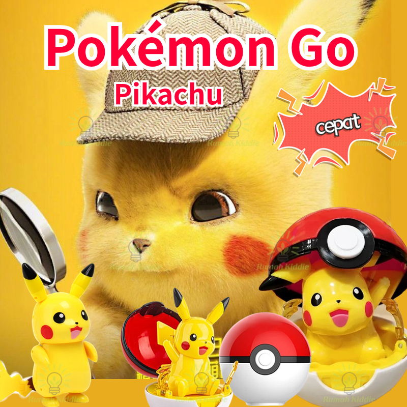 Jual Ready [COD] Mainan Figure Pokemon / Pokeball /Bola Pokemon ...