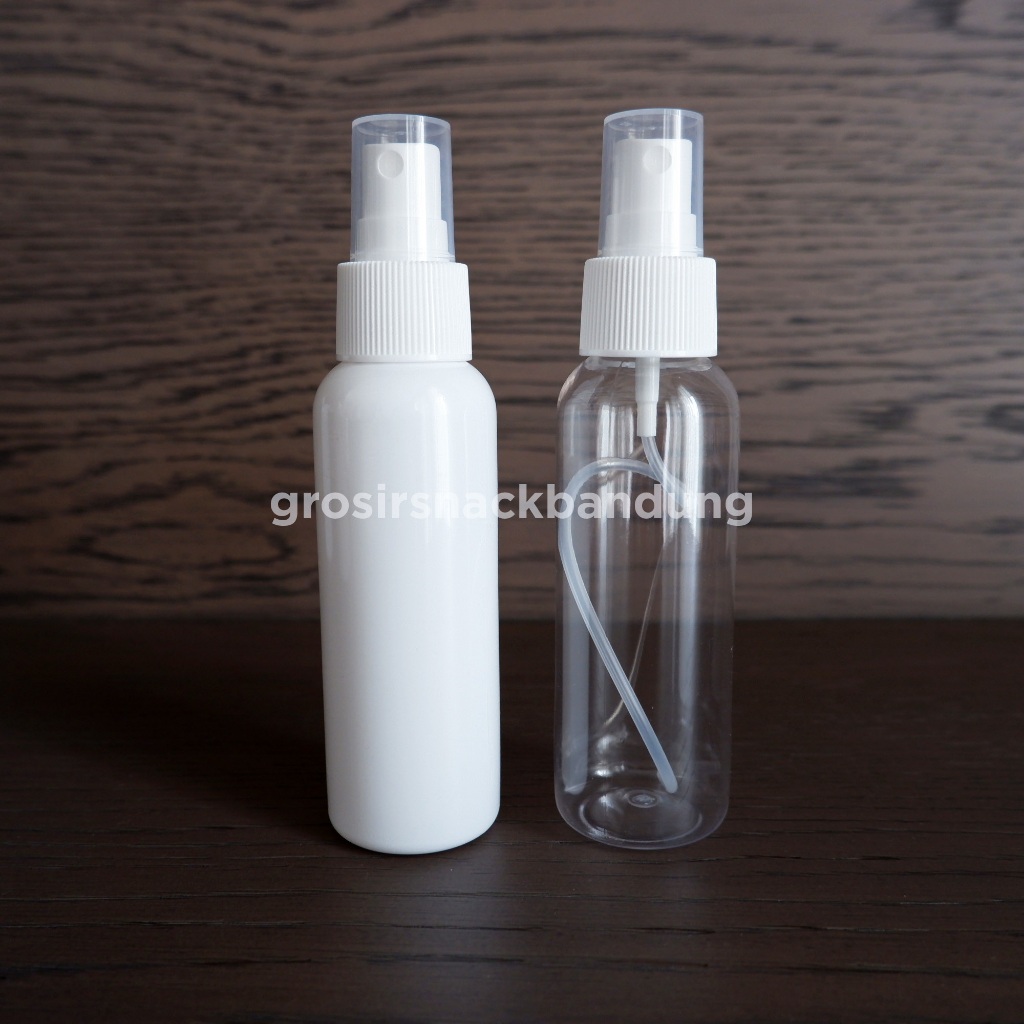 Jual [500 PCS] Botol PET 100ml PUTIH, Spray PUTIH | Shopee Indonesia