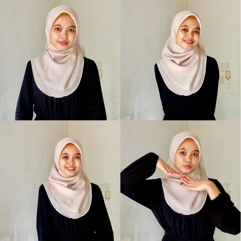 Jual ALTHAIA - Plain Scarf Malay | Hijab Malay Curve | Shopee Indonesia