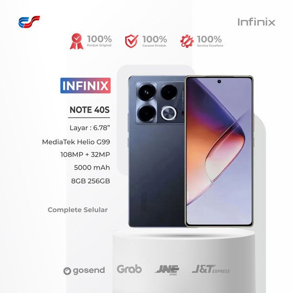 Jual Infinix Note 40S 8/256GB [8GB+8GB] - Garansi Resmi | Shopee Indonesia