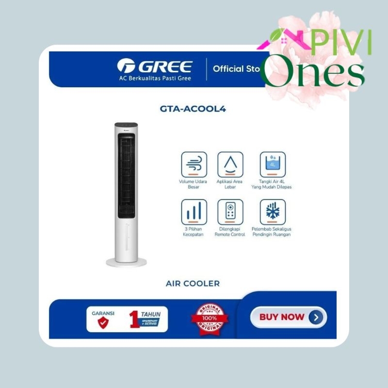 Jual GREE Flife Tower Fan Air Cooler GTA-ACOOL4 FTA-ACOOL4 Penyejuk ...
