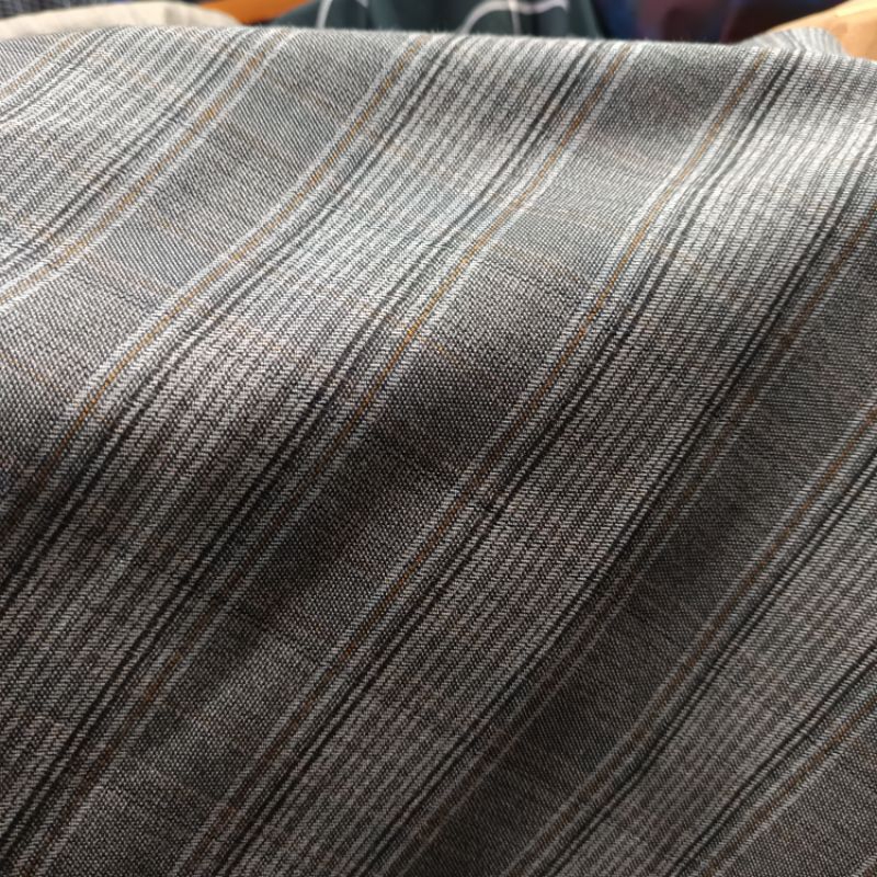 Jual bahan kain semi wool motif / kain semi wool tebal / kain semi wool ...