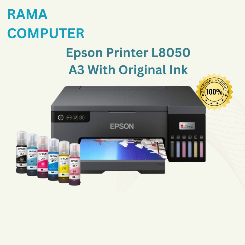 Jual Printer Epson EcoTank L8050 Ink Tank Printer | Shopee Indonesia
