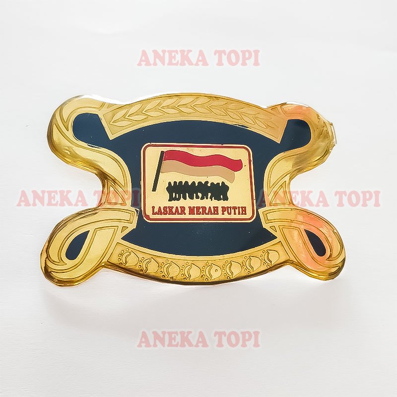 Jual Emblem Laskar Merah Putih Emblem Topi Logo LMP Emblem Pin LMP ...