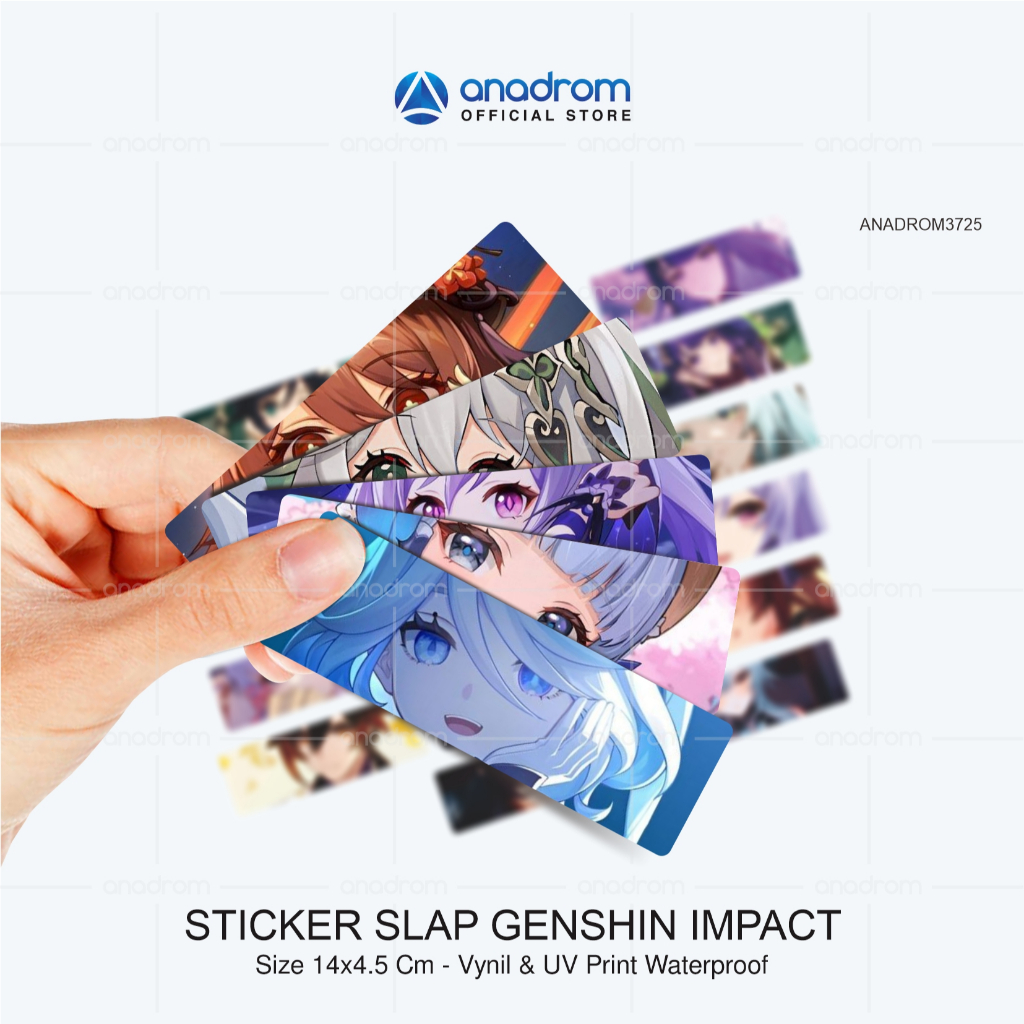 Jual Stiker Slap Genshin Impact | Stiker Slap Character Genshin Impact ...
