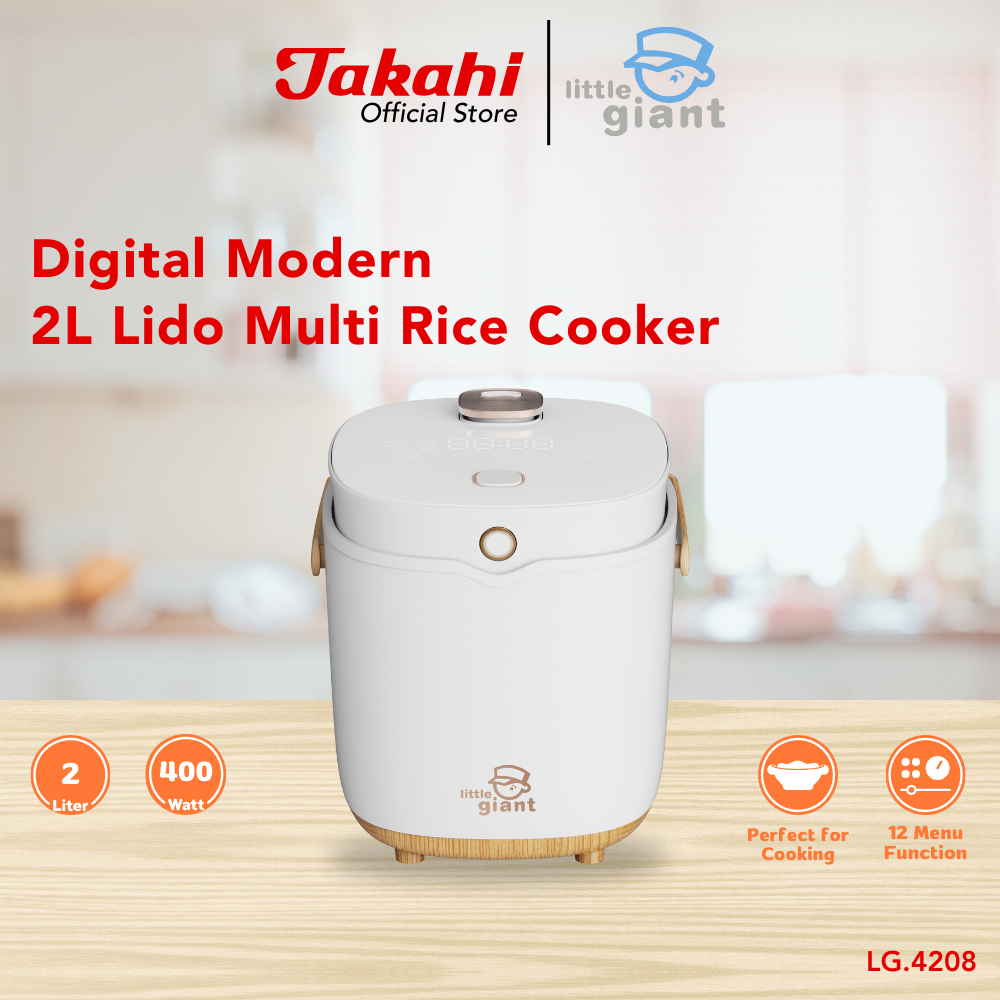 Jual LG. 4208 Little Giant LIDO Digital Modern 2L Multi Rice Cooker ...