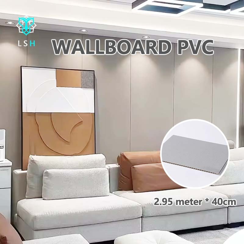 Jual WALLBOARD PVC UKURAN PANJANG 2.95 METER LEBAR 40 CM TEBAL 9 MM ...