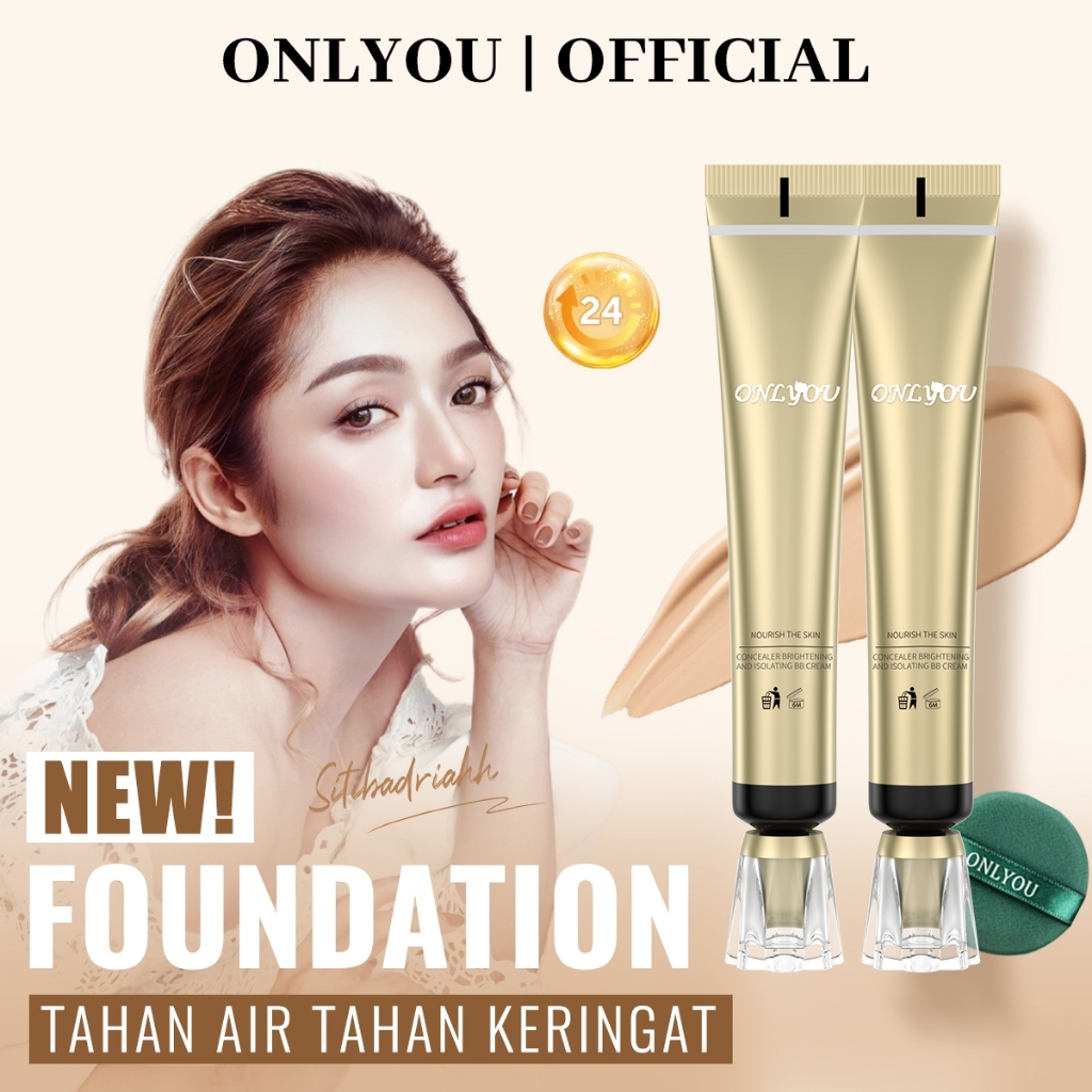 Jual ONLYOU Foundation-Concealer mengecilkan Pori-pori BB Cream Oil ...