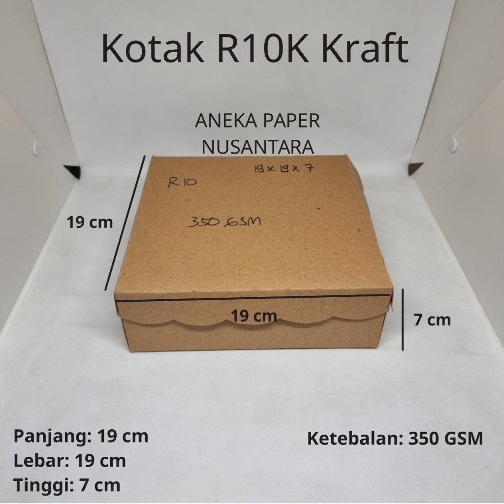 Jual Dus Kotak Kraft Kue / Kotak Katering / Kotak Nasi / Kotak Roti ...