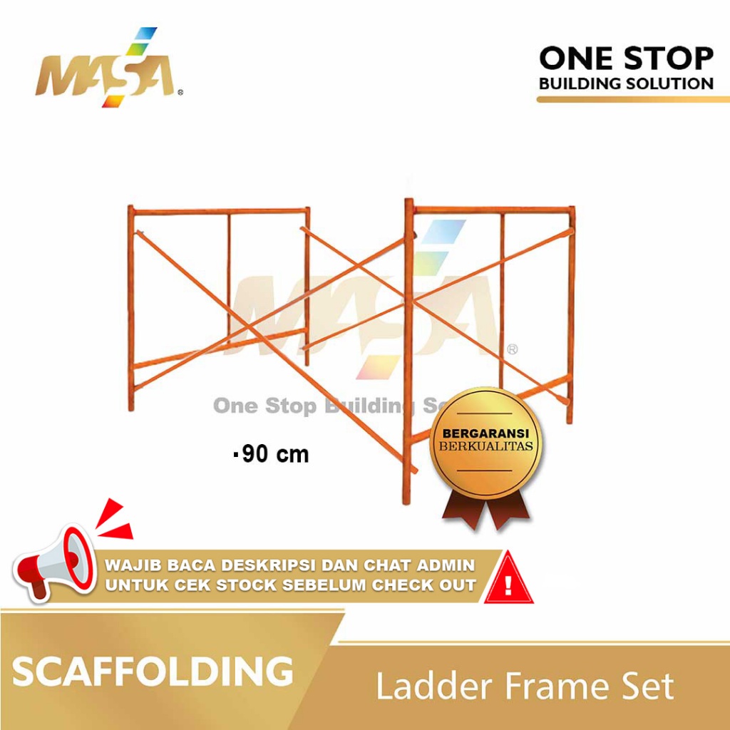 Jual LADDER FRAME STEGER PERANCAH SCAFFOLDING T90 PREMIUM (1 SET ...