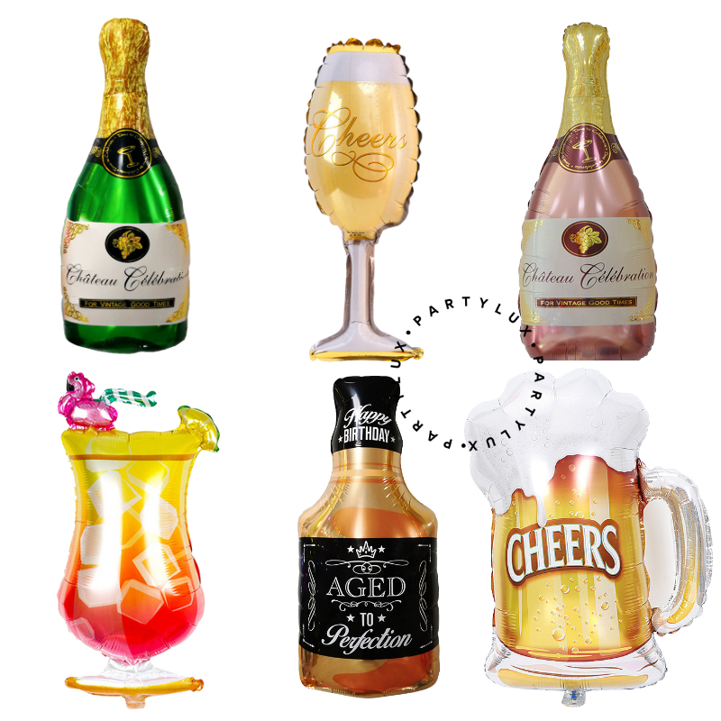 Jual Balon Botol Jumbo / Balon Foil Gelas Minuman Party | Shopee Indonesia