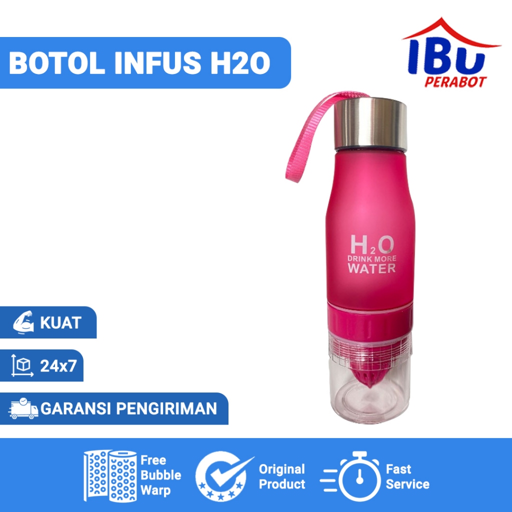 Jual BOTOL INFUS H2O / botol minum viral unik | Shopee Indonesia