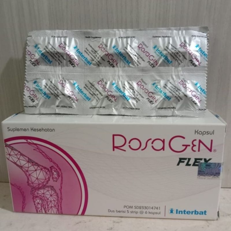 Jual Rosagen Flex Kemasan box isi 30 tab/Suplemen Kesehatan tulang ...