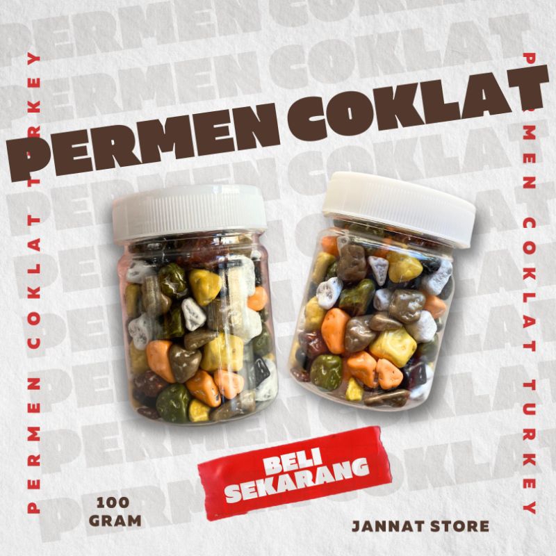 Jual Permen Kerikil | Permen Batu | Permen Turkey 100gram | Shopee ...