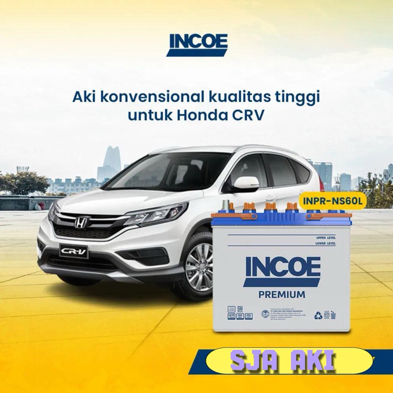 Jual AKI MOBIL INCOE PREMIUM NS60L/46B24L GRAND LIVINA CRV CIVIC INOVA | Shopee Indonesia