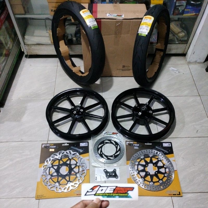 Jual Termurah Velg Racing V Rossi Dragon set Disk Depan Blakang PNP ...