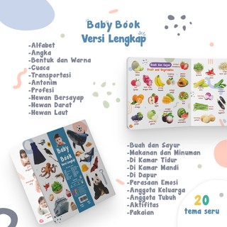Jual BABY BOOK VERSI LENGKAP Buku Bayi Anak Super Boardbook Newborn 0 3 ...