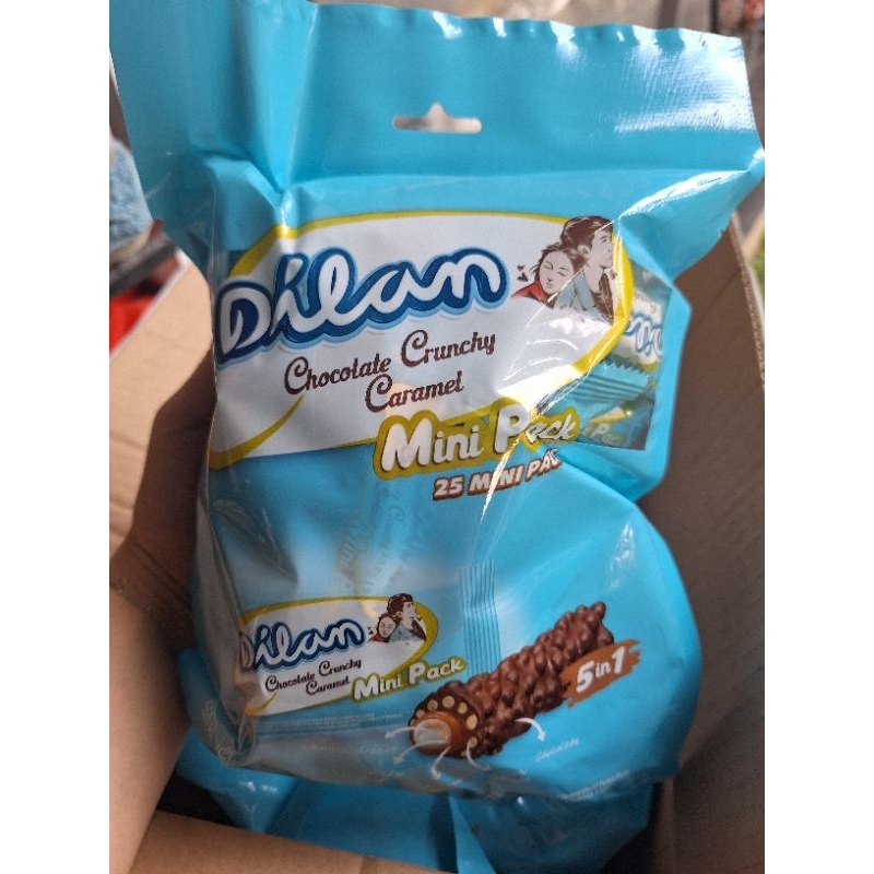 Jual Dilan Chocolate Crunchy Caramel Mini Pack (isi 25ps) | Shopee ...