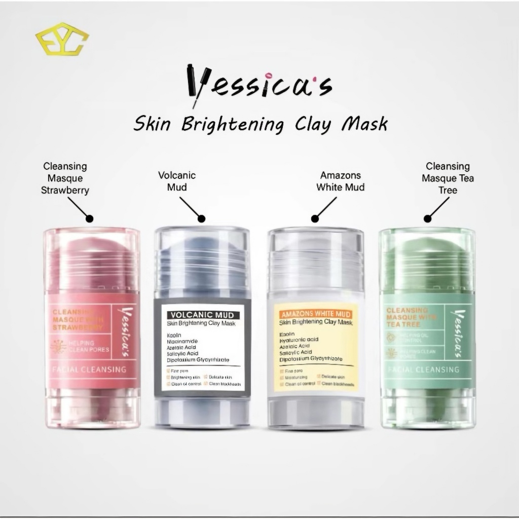 Jual Yessica's Clay Stick Mask 50 Gram - Yesica Masker Tea Tree Anti ...