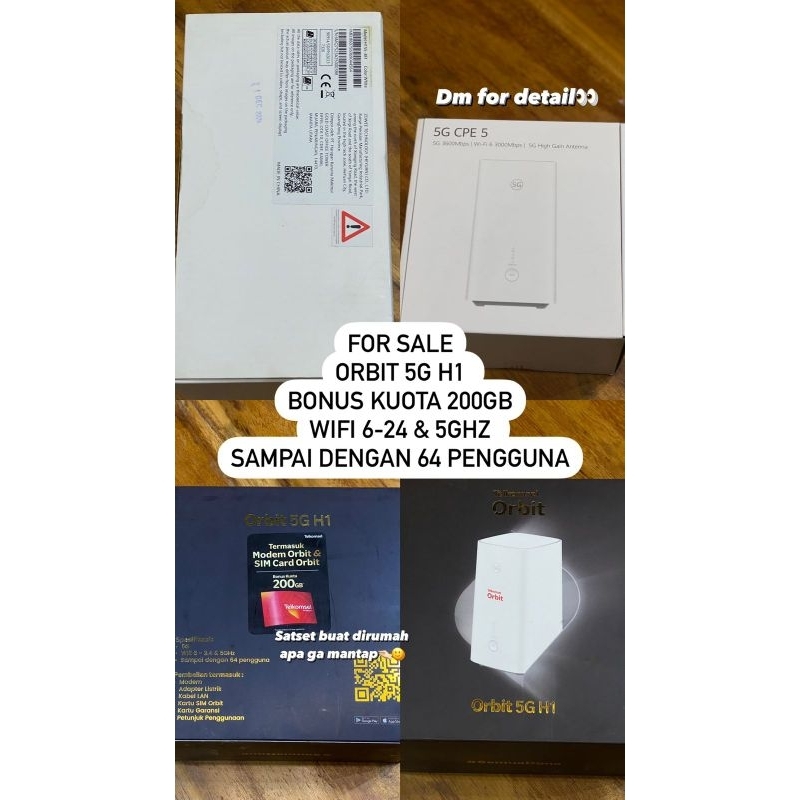 Jual TELKOMSEL ORBIT 5G H1 Modem Router | Shopee Indonesia