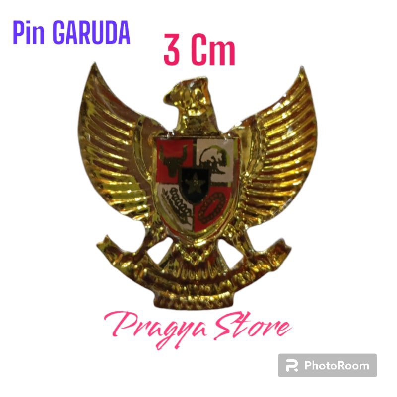 Jual Pin Garuda Ukuran 3 cm sampai 5 cm ( PREMIUM ) | Shopee Indonesia