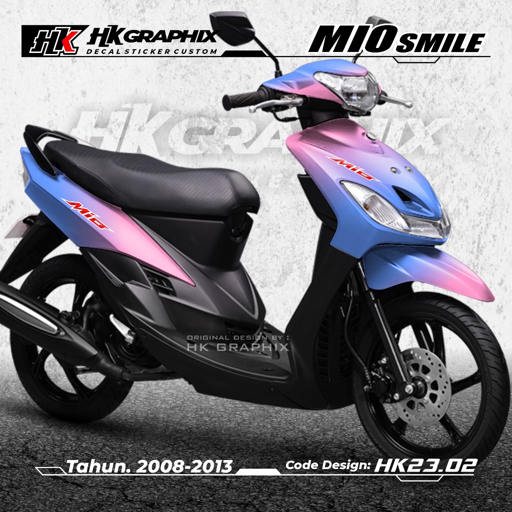 Jual Decal Sticker Mio Smile Full Body 2008 2009 2010 2011 2012 2013 ...